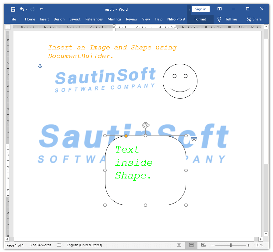 Use DocumentBuilder to inserting an Image